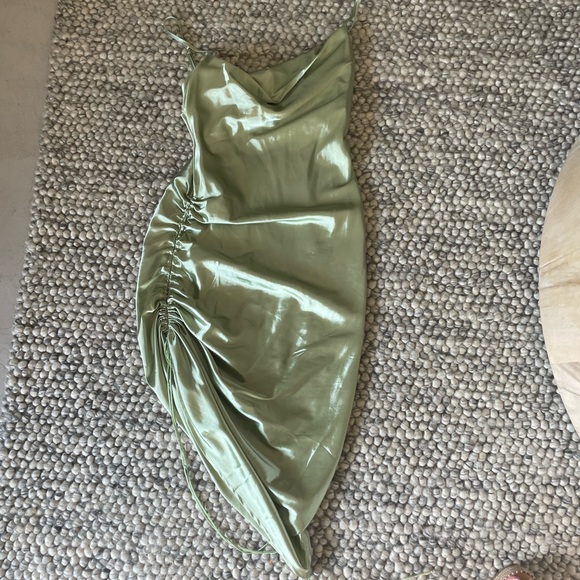 Dresses | Silky Drawstring Side Dress | Poshmark